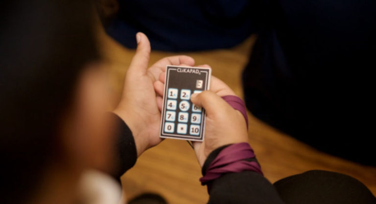 Audience Response Systems - Keypads vs. Apps | CLiKAPAD